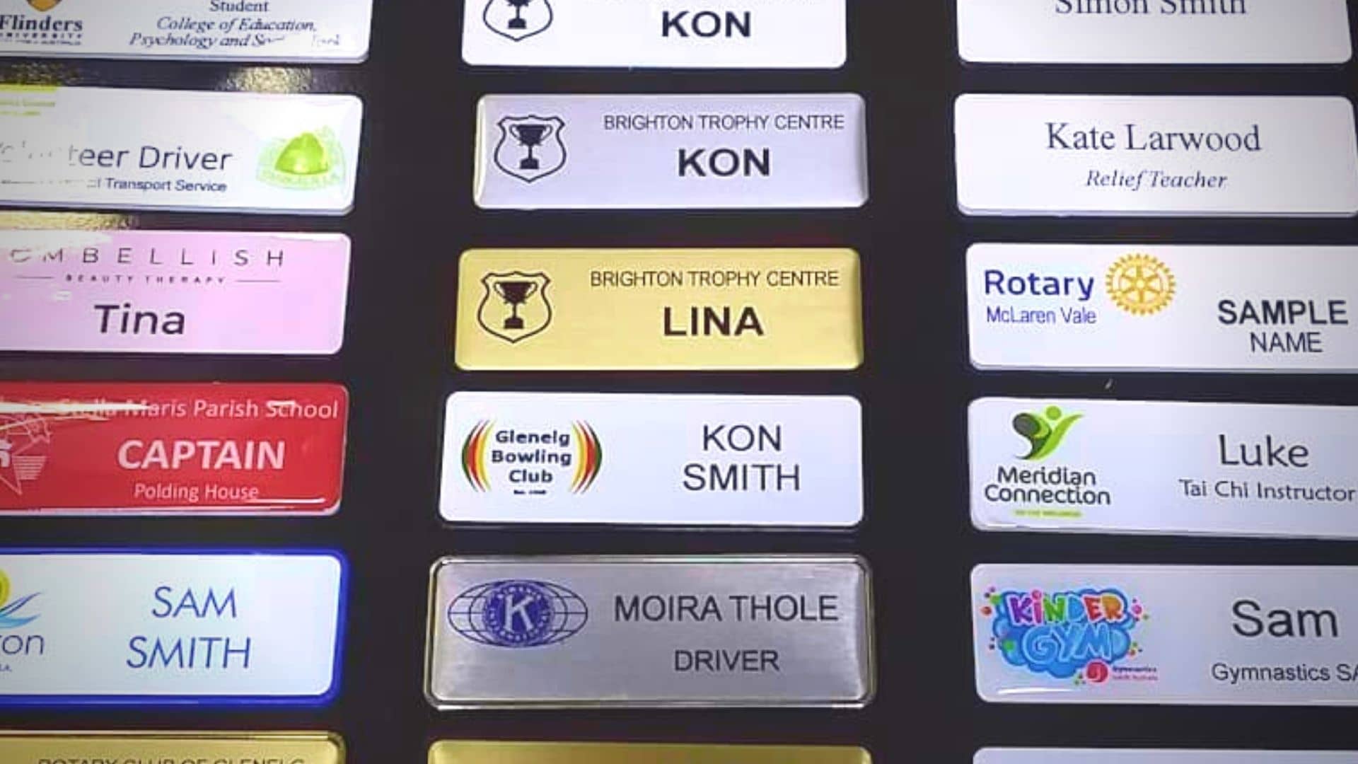 Name Badges – Brighton Trophy Centre